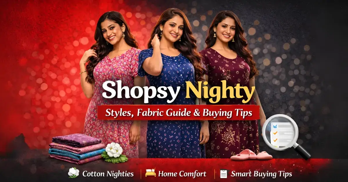 Shopsy Nighty – Styles, Fabric Guide & Buying Tips (2026)